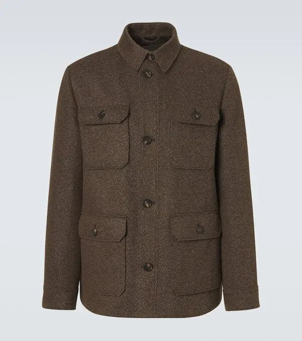 Loro Piana Andover Linen And Cashmere-blend Jacket