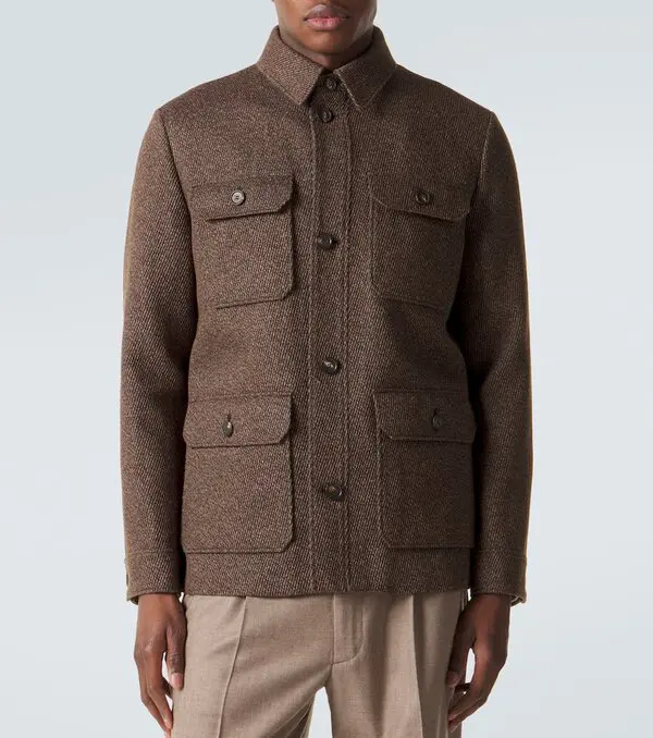 Loro Piana Andover Linen And Cashmere-blend Jacket
