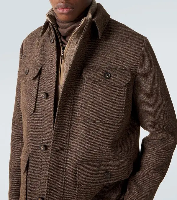 Loro Piana Andover Linen And Cashmere-blend Jacket