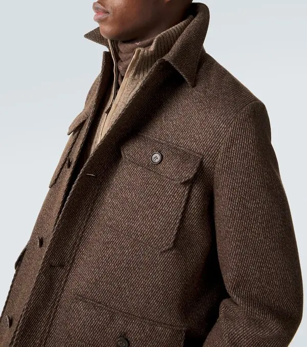 Loro Piana Andover Linen And Cashmere-blend Jacket