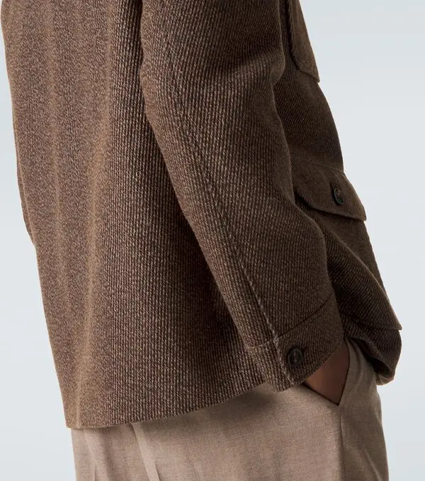 Loro Piana Andover Linen And Cashmere-blend Jacket