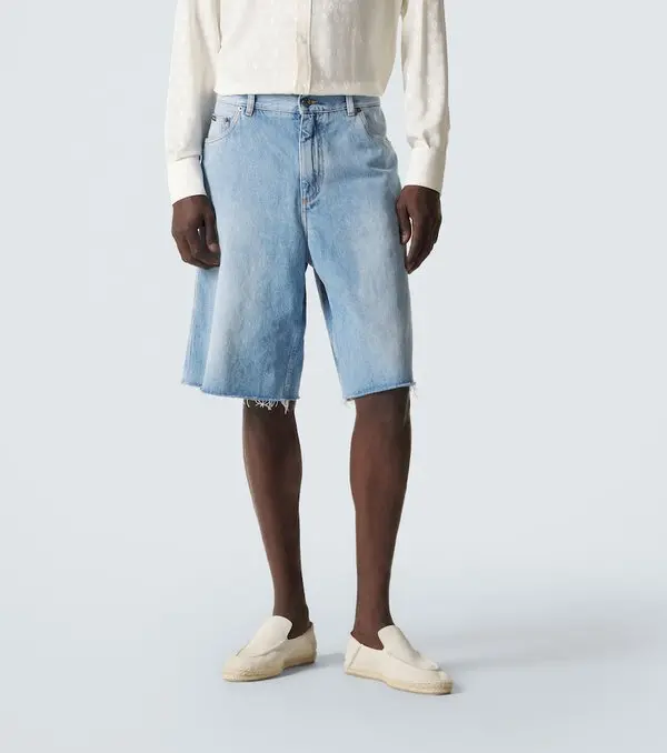Dolce & Gabbana Denim Bermuda Shorts