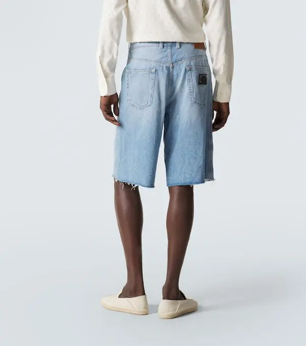 Dolce & Gabbana Denim Bermuda Shorts