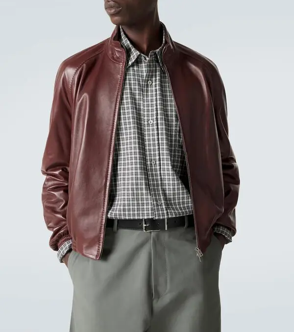 Acne Studios Leather Biker Jacket