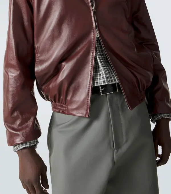 Acne Studios Leather Biker Jacket