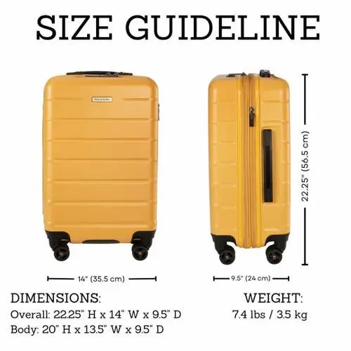RICARDO BEVERLY HILLS Cambria Hardside 20-inch Carry-on Luggage