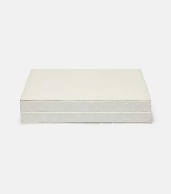 Sophie Bille Brahe Cotton Jewelry Box - White