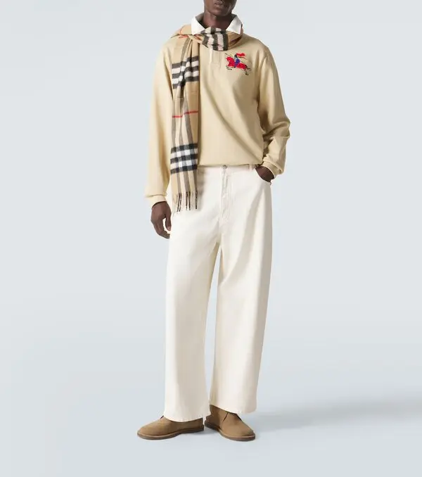 Burberry Ekd Cotton Polo Sweater