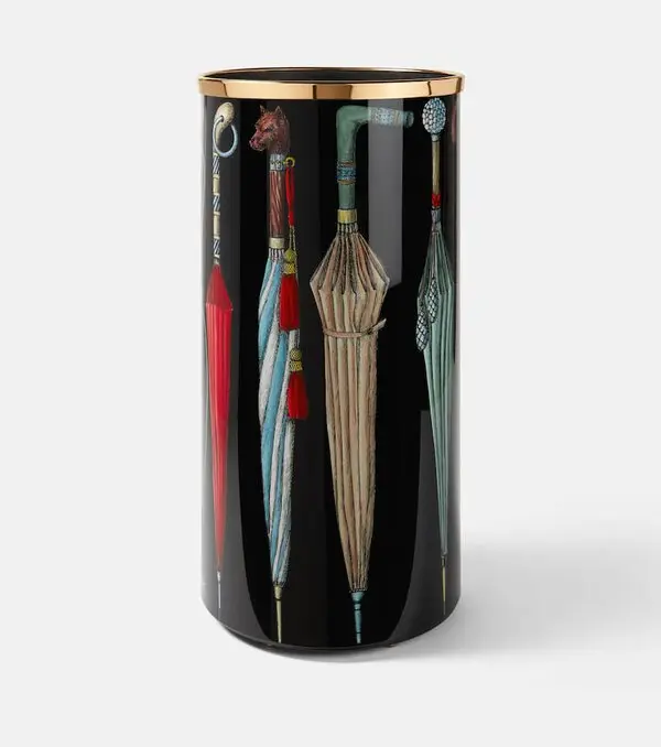 FORNASETTI Ombrelli E Bastoni Umbrella Stand - Black