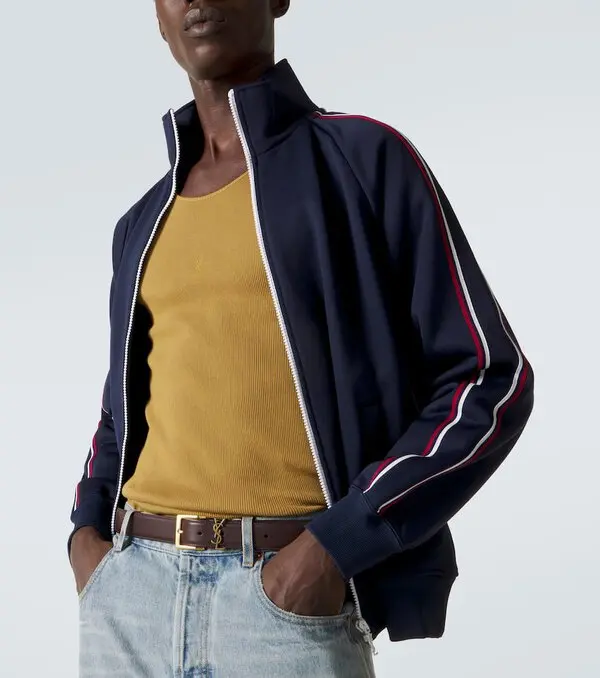 Saint Laurent Cotton-blend Track Jacket