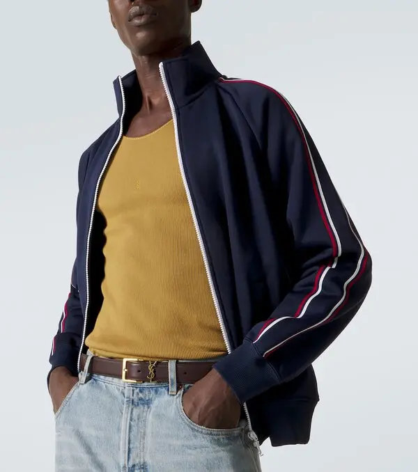 Saint Laurent Cotton-blend Track Jacket