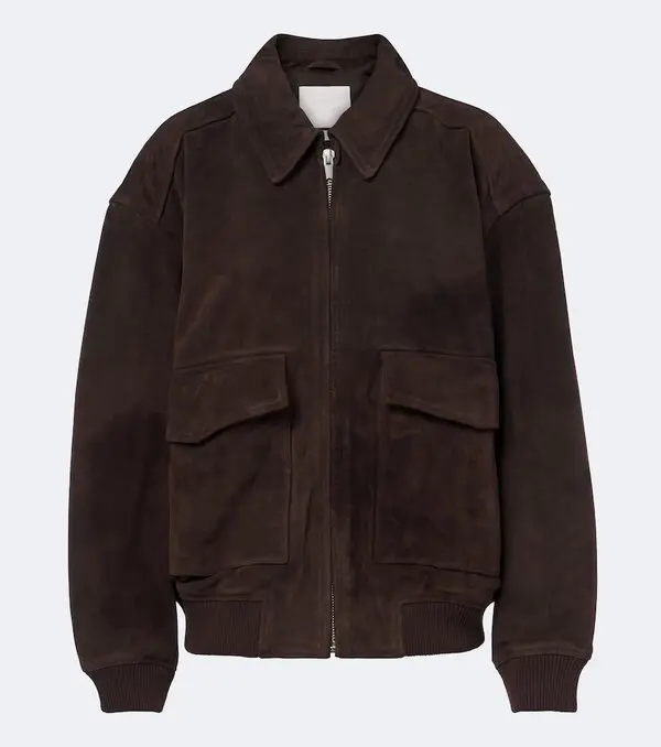 Citizens Of Humanity Vivienne Suede Blouson Jacket - Brown