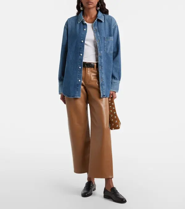 Citizens Of Humanity Faye Cropped Straight Pants - Brown