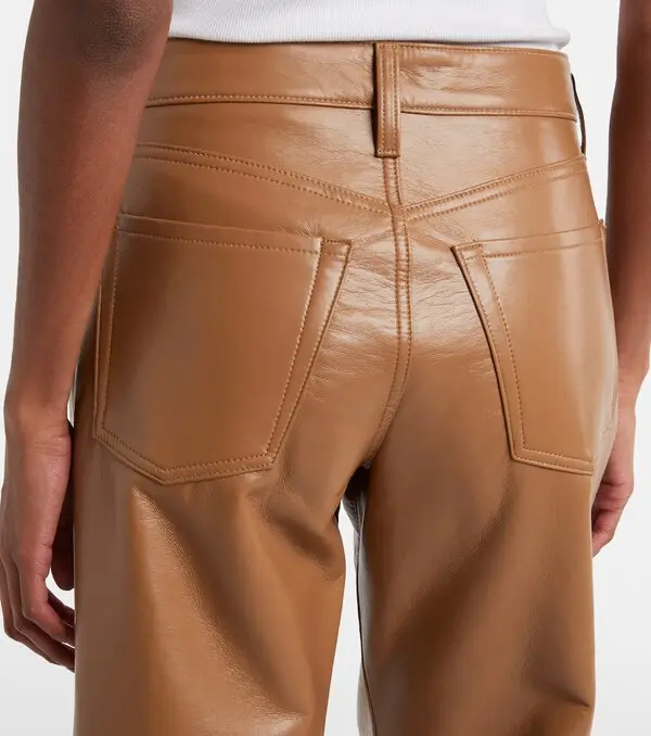 Citizens Of Humanity Faye Cropped Straight Pants - Brown