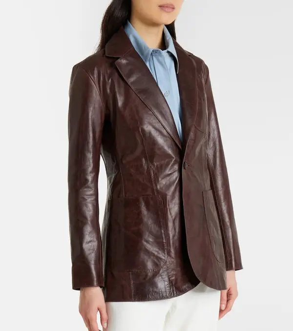 Polo Ralph Lauren Leather Blazer