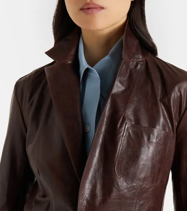 Polo Ralph Lauren Leather Blazer