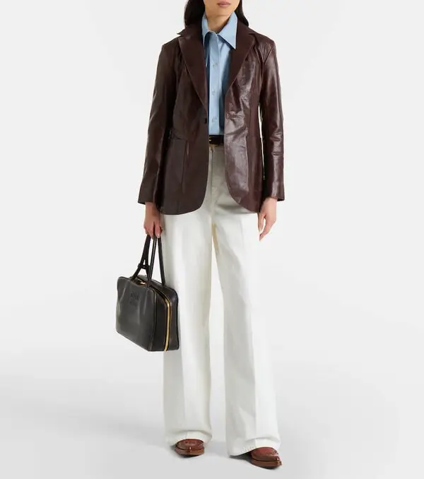 Polo Ralph Lauren Leather Blazer