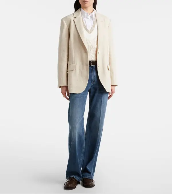 Brunello Cucinelli Wide-leg Jeans