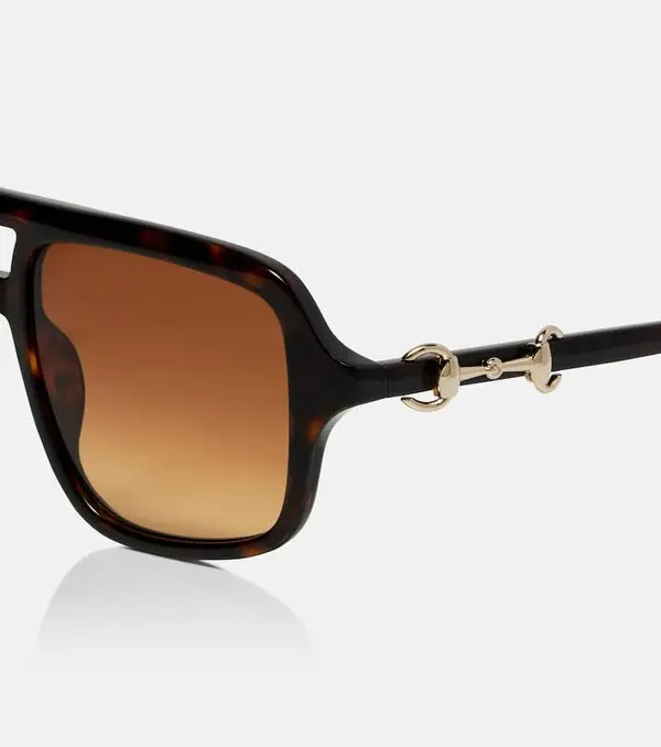 Gucci Horsebit Aviator Sunglasses