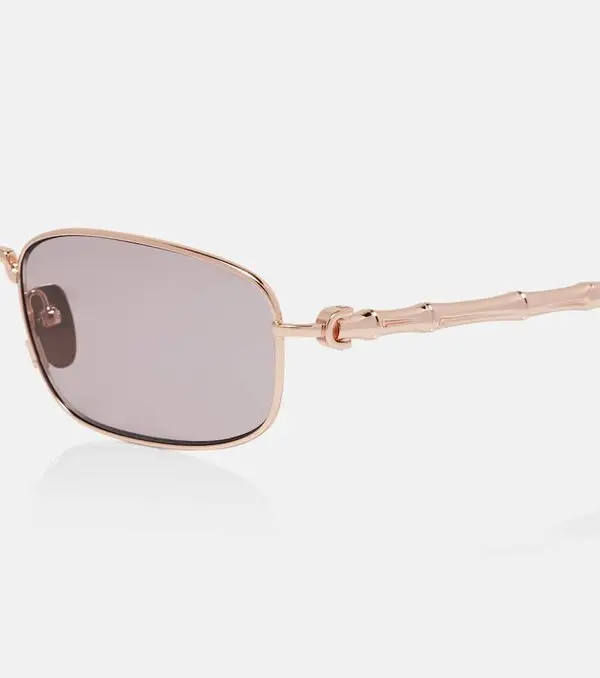 Gucci Bamboo Rectangular Sunglasses