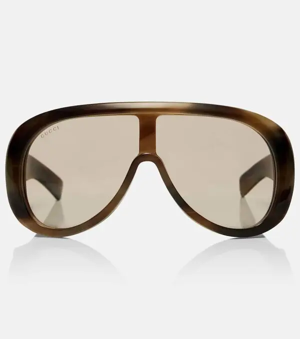 Gucci Flat-top Sunglasses - Brown