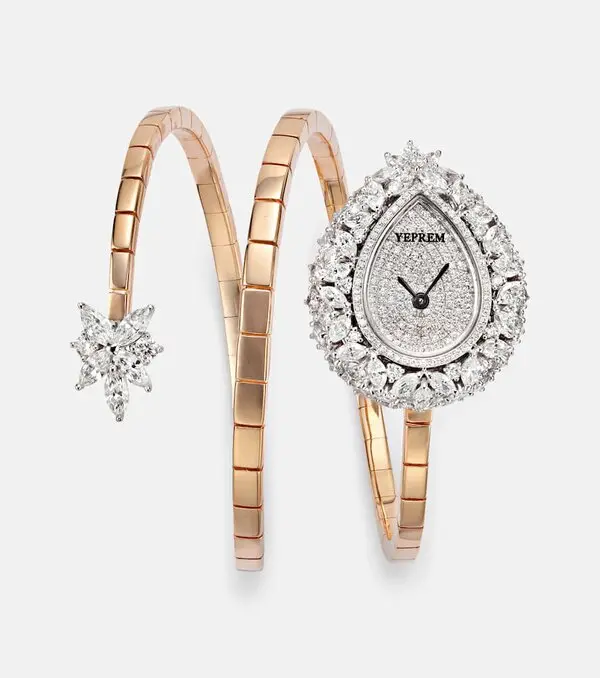 Yeprem Y-momento 18kt Watch With Diamonds - Gold