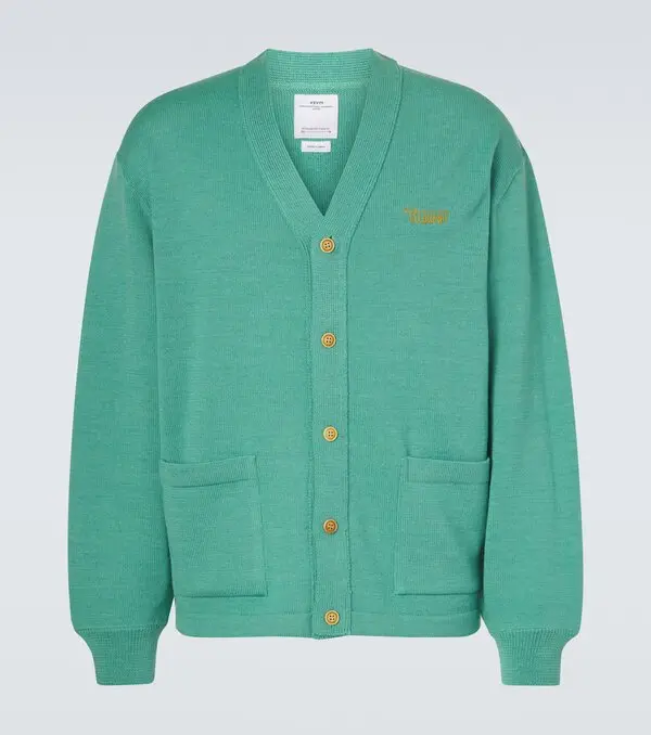 Visvim Selmer Wool Cardigan - Green