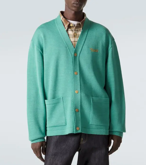 Visvim Selmer Wool Cardigan - Green