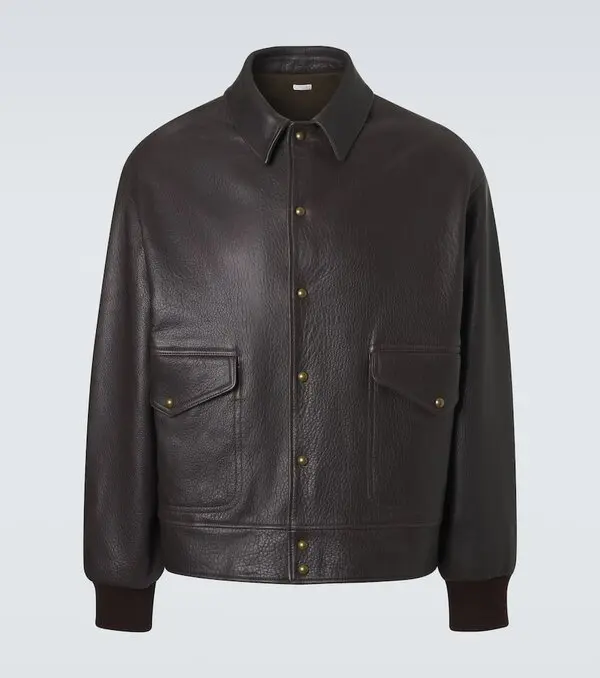 A.PRESSE A-1 Leather Blouson Jacket