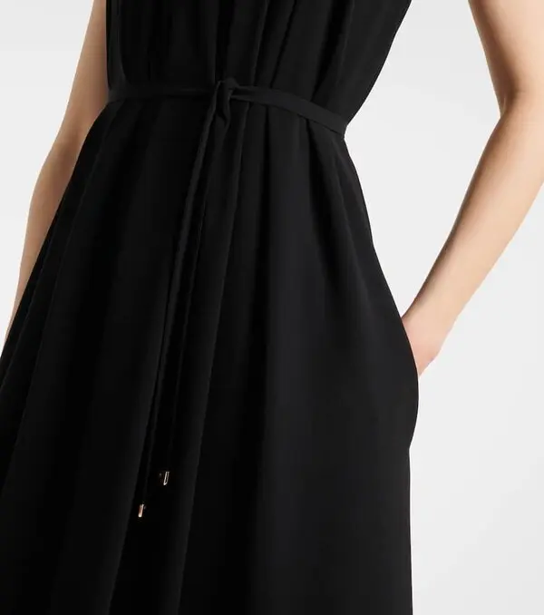 Max Mara Strapless Crêpe Gown