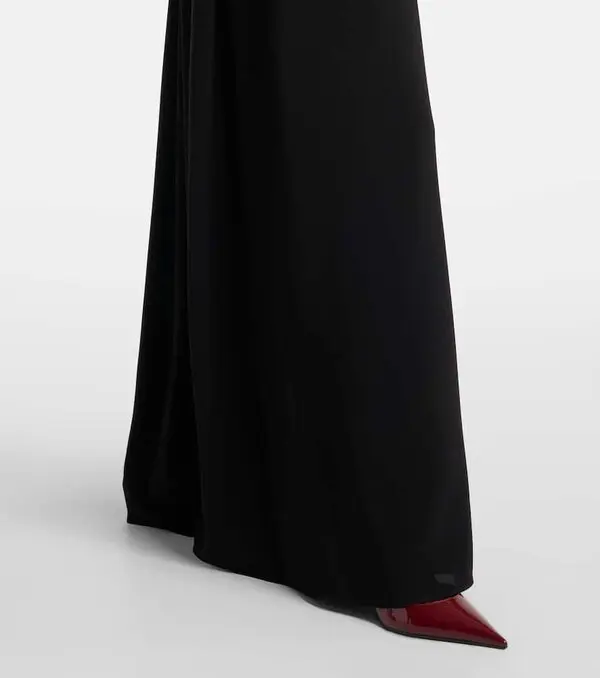 Max Mara Strapless Crêpe Gown
