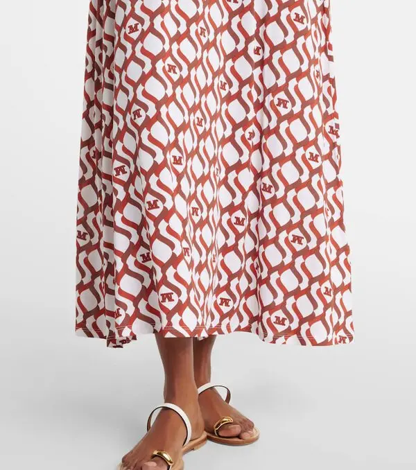 Max Mara Printed Midi Dress