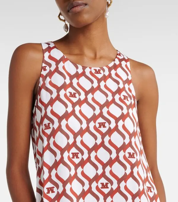 Max Mara Printed Midi Dress