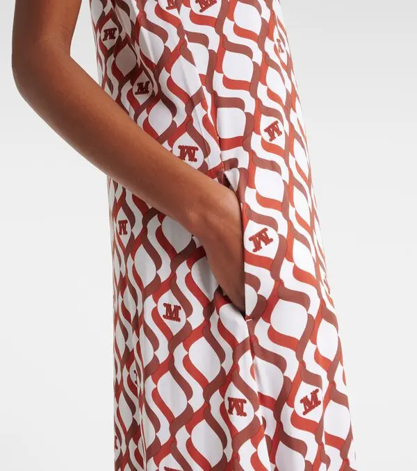 Max Mara Printed Midi Dress
