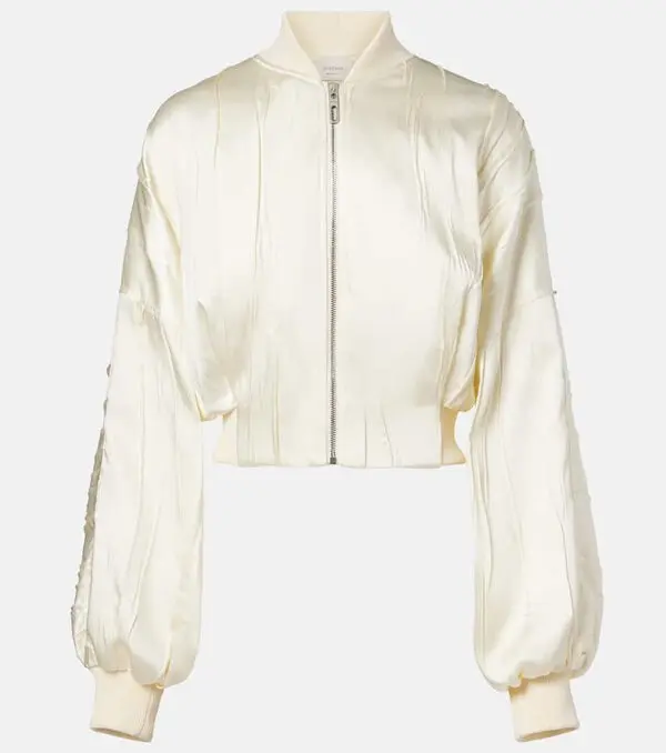 Sportmax Zorro Cropped Bomber Jacket