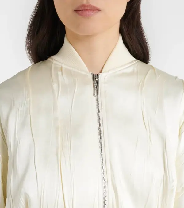 Sportmax Zorro Cropped Bomber Jacket