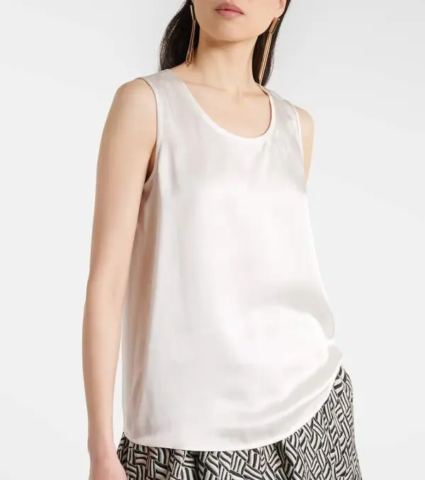 Max Mara Estri Satin Top