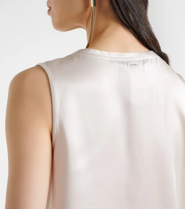 Max Mara Estri Satin Top