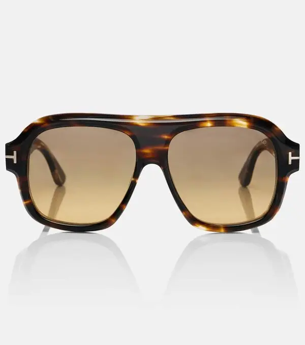 TOM FORD Rhonda Aviator Sunglasses - Brown