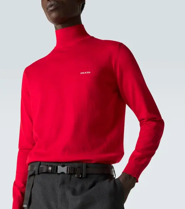 Prada Cotton Turtleneck Sweater