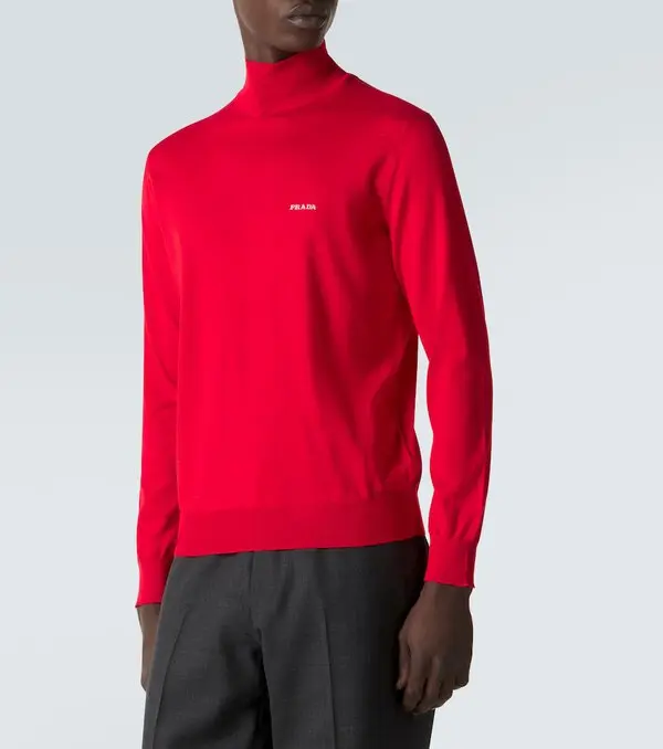Prada Cotton Turtleneck Sweater