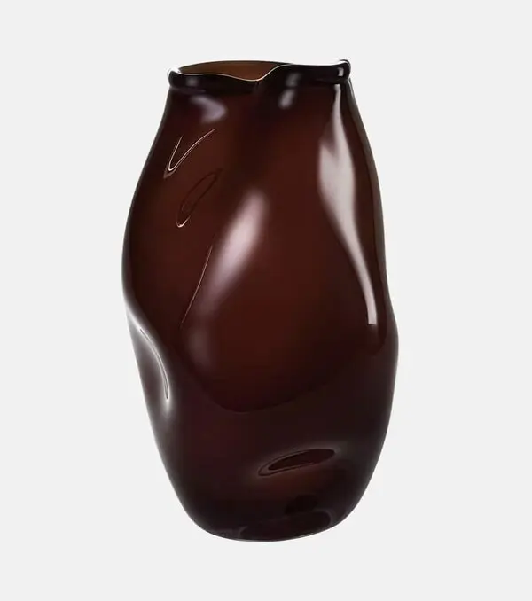 ALEXA LIXFELD Meteorite Glass Vase - Brown