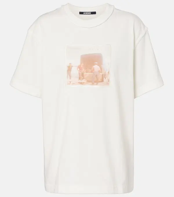 Jacquemus Paysan Printed Cotton Jersey T-shirt - White