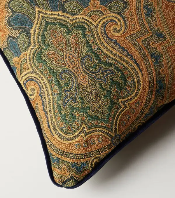 Etro Deosai Paisley Jacquard Cushion