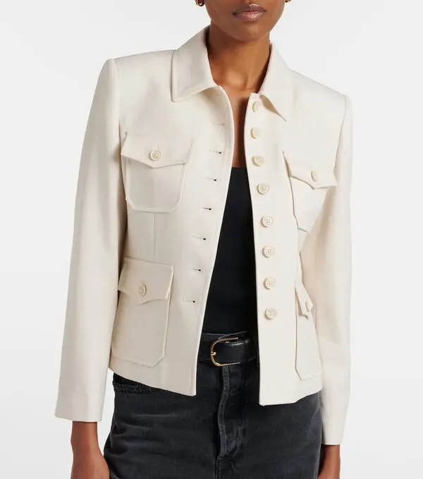 NILI LOTAN Jamison Virgin Wool Jacket