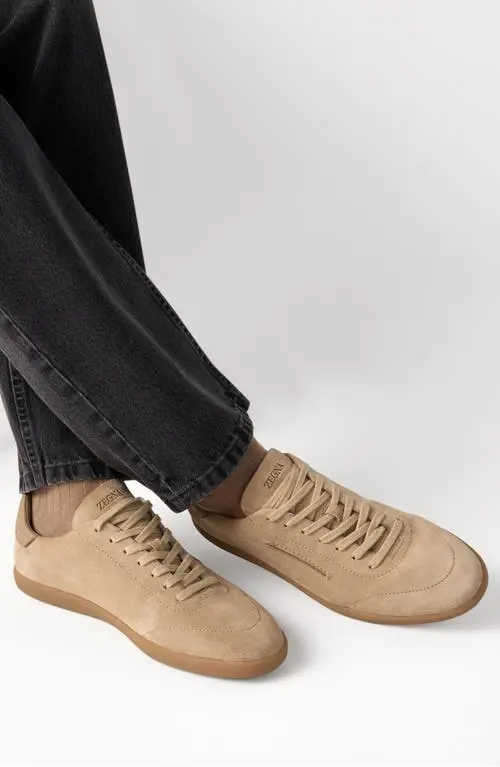 Zegna 232 Low Top Sneaker - Beige