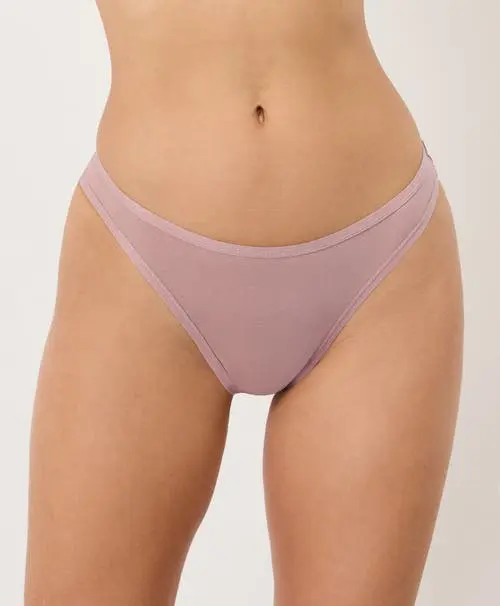 PACT Everyday Classic Fit Thong 5-pack Made With Organic Cotton - Dunebreak
