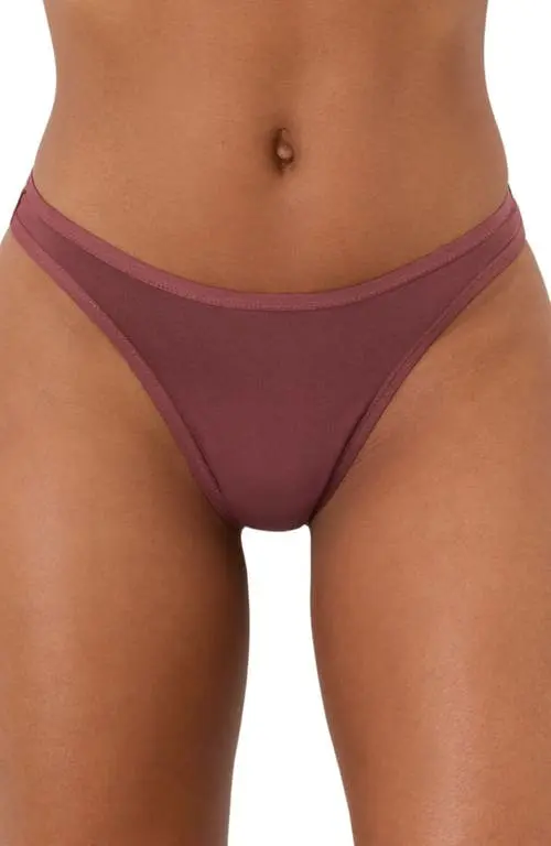 PACT Everyday Classic Fit Thong 5-pack Made With Organic Cotton - Everyday Lakeside Lilies