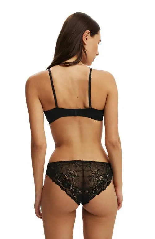 Cotton:on Body Bestee Plunge Bra - Black