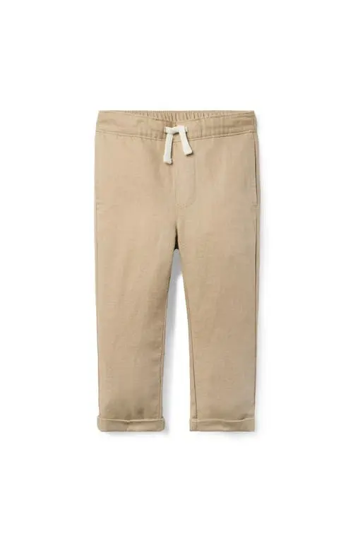 Janie And Jack Linen-cotton Cuffed Pant